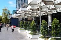 China Modern Stainless Steel Artistic Canopy for Children's Park & Outdoor Landscape Design Durable Metal Crafts for sale