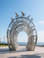 China Metallic Stainless Steel Turnkey Architect Sculpture For Architects Developers for sale