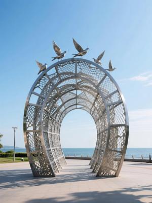 China Metallic Stainless Steel Turnkey Architect Sculpture For Architects Developers for sale