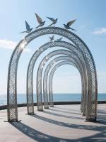 China Metallic Stainless Steel Turnkey Architect Sculpture For Architects Developers for sale
