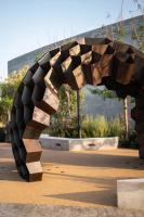 China Hive Modular Art Pavilion Custom Architectural Sculpture For Real Estate Landscape for sale