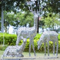 China Abstract Equine Themed Decor Sculptures For Indoor Outdoor Shopping Mall Exhibition for sale