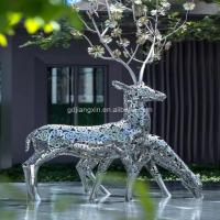 China Abstract Equine Themed Decor Sculptures For Indoor Outdoor Shopping Mall Exhibition for sale