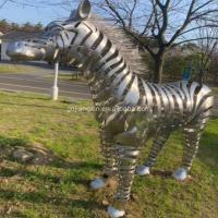 China Custom Animal Sculpture Designed for Indoor Outdoor Shopping Mall Exhibitions with Modern Abstract Equine Artistic Themes for sale