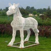 China Custom Animal Sculpture Designed for Indoor Outdoor Shopping Mall Exhibitions with Modern Abstract Equine Artistic Themes for sale