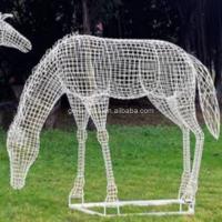 China Custom Animal Sculpture Designed for Indoor Outdoor Shopping Mall Exhibitions with Modern Abstract Equine Artistic Themes for sale