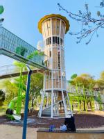China Custom Stainless Steel Play Sculpture - Corrosion Resistant Outdoor Play Structure with Safety Certified Design for sale