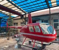 China Fiberglass Helicopter Sculpture with Handmade Welding and Customizable Design for Outdoor Display for sale