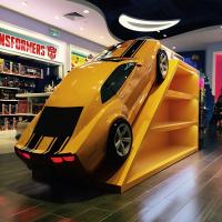China Premium Fiberglass Cartoon Vehicle Fantasy Car Model with Environmental Protection Resin and Precision Compression Molding for Children's Museums for sale