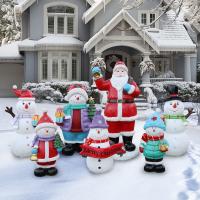China Outdoor Christmas Illuminated Astronaut Resin Sculpture Garden Yard Holiday Decoration for sale