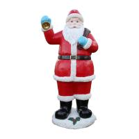 China Outdoor Christmas Illuminated Astronaut Resin Sculpture Garden Yard Holiday Decoration for sale