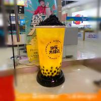 China Eye-Catching Anime-Inspired Bubble Tea Decorative Sculptures for sale