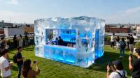 China Modular Ice House Bar - Frost-Themed Pop-Up Shop & Ice Block Architecture for Commercial Attractions for sale