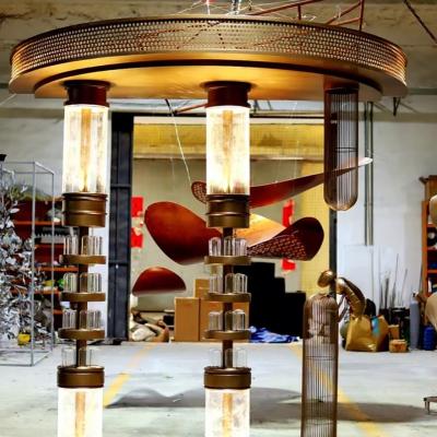 China Commercial Pop-up Metal Art Installation Manufacturer | Custom LED & Sculpture for Mall Atrium & Brand Activation for sale