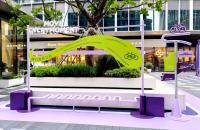 China Custom Sports-Themed Interactive Sculpture & Photo Installation | Kinetic Art for Mall, Park & Outdoor Event for sale