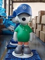 China Business Decoration Fiberglass Mascots Custom Branding Sculptures for Shops & Exhibitions for sale