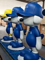 China Business Decoration Fiberglass Mascots Custom Branding Sculptures for Shops & Exhibitions for sale