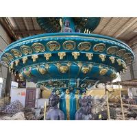 China Outdoor Garden Greek Statues Decoration Carved Flower Plants Large Luxury Bronze Brass Water Fountain Sculpture for sale
