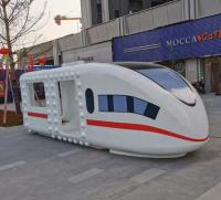 China Cartoon High Speed Train Model - Creative White & Red Design for Office Decoration, Promotional Gifts, and Collector's Display for sale