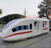 China Cartoon High Speed Train Model - Creative White & Red Design for Office Decoration, Promotional Gifts, and Collector's Display for sale
