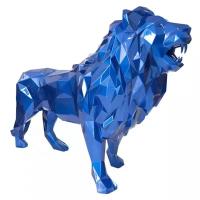 China Handcrafted Lion Statue Classic Animals Sculpture For Home Office Feng Shui Decor for sale