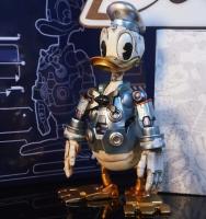China Steampunk Donald Duck Robot Figurine Vintage Mechanical Collectible Toy for sale