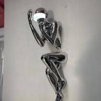 China Artistic Human Form Environmental Protection Resin Glass Fiber Wall Sculpture Modern for sale