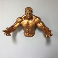 China Professional Modern Style Famous Design Custom 3D Fiberglass Resin  Man Art Wall Sculpture for sale