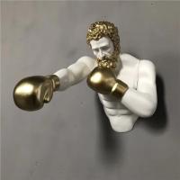 China Professional Modern Style Famous Design Custom 3D Fiberglass Resin  Man Art Wall Sculpture for sale