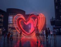 China Custom Interactive Heart Sculpture 