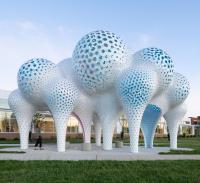 China Modern Outdoor Stainless Steel Sculpture With Lighting For Garden Urban Landscapes for sale