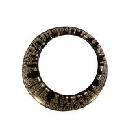 China DC Powered LED Circular Stainless Steel Garden Statue IP65 Outdoor Sculpture Garden Lights for Hotels for sale