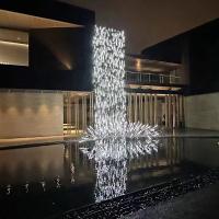China Superior Quality IP65 Waterproof Steel Acrylic LED Decorative Landscape Sculpture for Outdoor Lighting Creative Art Hotel Villa for sale
