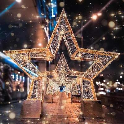 China Commercial Outdoor LED 3D Giant Starlight Landscape Decoration Christmas Halloween IP65 Home Wedding Use 2700K Warm White 50000 for sale