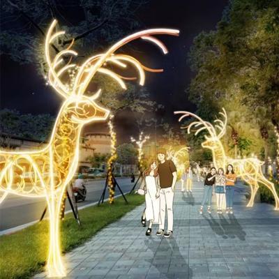 China Hot Popular Commercial Outdoor Christmas Landscape Waterproof Wedding Decorations Halloween Steel Acrylic for sale
