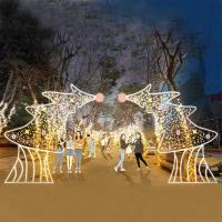 China Hot Popular Commercial Outdoor Christmas Landscape Waterproof Wedding Decorations Halloween Steel Acrylic for sale