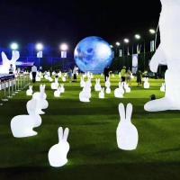 China Waterproof Decorative Lamp Solar Outdoor Lawn Low Voltage Landscape Rabbit Light for sale