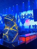 China Digital Light Band Cyberpunk Robot Must Visit Club Decoration For Social Media Posts for sale
