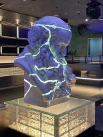 China Digital Light Band Cyberpunk Robot Must Visit Club Decoration For Social Media Posts for sale
