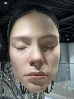 China Lobby Robotic Installation - Custom Responsive Face Sculpture for Gaming Resorts for sale