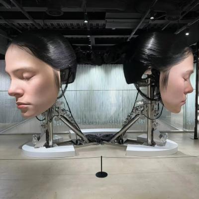 China Dynamic Sculpture interactive robotic face sculpture engineered to transform guest experiences in upscale commercial environments for sale