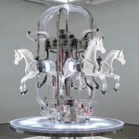 China Silicon Lifeform: Ostrich Automaton | Cybernetic Animal Sculpture for Future Naturalism Exhibition for sale