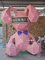 China Giant Glowing Mech Panda Sculpture | Kinetic LED FRP Panda Art for Theme Park & Commercial Plaza for sale