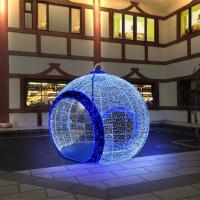 China Metal Craft 3D LED Christmas Archway with IP65 Waterproof Outdoor Sculpture Light for Customizable Street Decor for sale