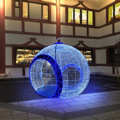 China Metal Craft 3D LED Christmas Archway with IP65 Waterproof Outdoor Sculpture Light for Customizable Street Decor for sale