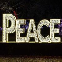 China Custom Large LED Light up Letters, Holiday Words Sign for Christmas & New Year Event for sale