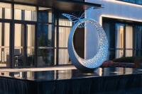 China High Grade Stainless Steel Circular Art Grand Scale Installation For Palatial Estates for sale