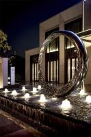 China High Grade Stainless Steel Circular Art Grand Scale Installation For Palatial Estates for sale