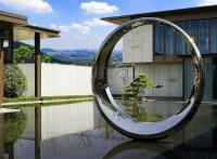 China Eco Friendly Modern Stainless Steel Sculpture With Brush Technique Interactive Design for sale