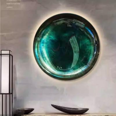 China Pop Modern Home High Quality Glass Mirror Metal Wall  Art Decor Sculpture for Sale for sale